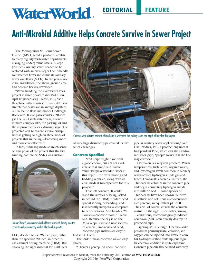 A Proven Solution: Antimicrobial Concrete Admixtures - Conshield